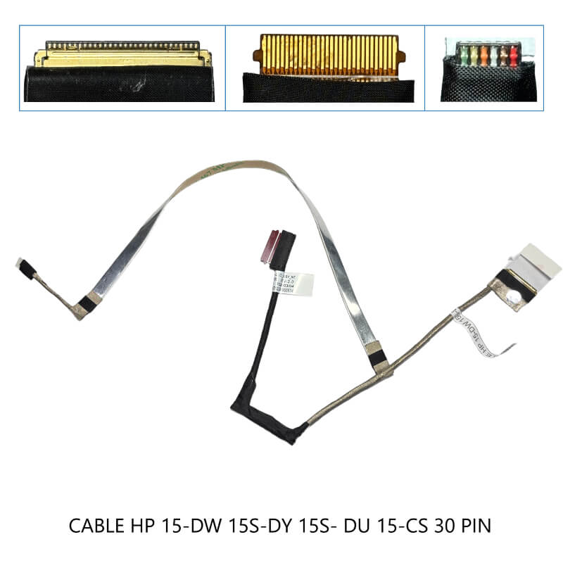 Partes Pc • CABLE FLEX HP 15-dy 15s-fq 15-ef 15s-eq tpn-q230, 30Pin