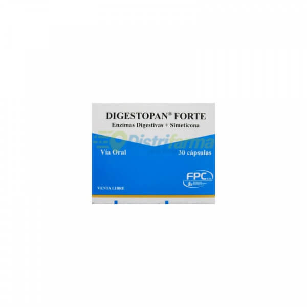 Distrifarma • DIGESTOPAN FORTE CAPSULAS X 30*3